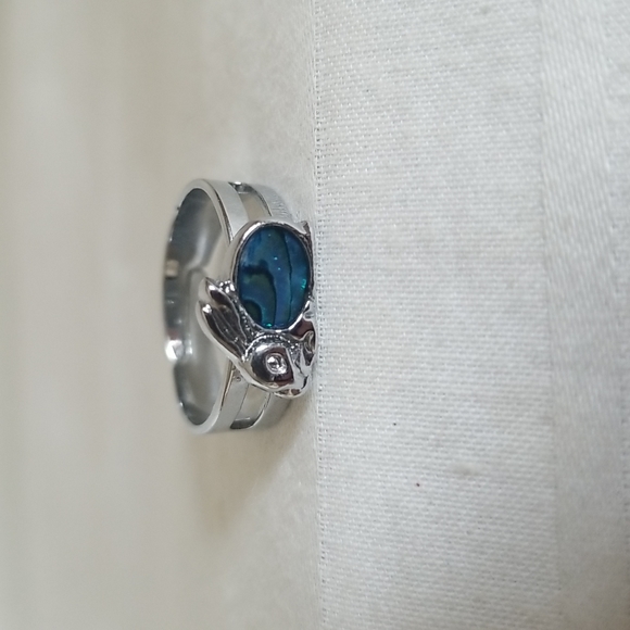 Jewelry | Silver Abalone Rabbit Bunny Ring | Poshmark